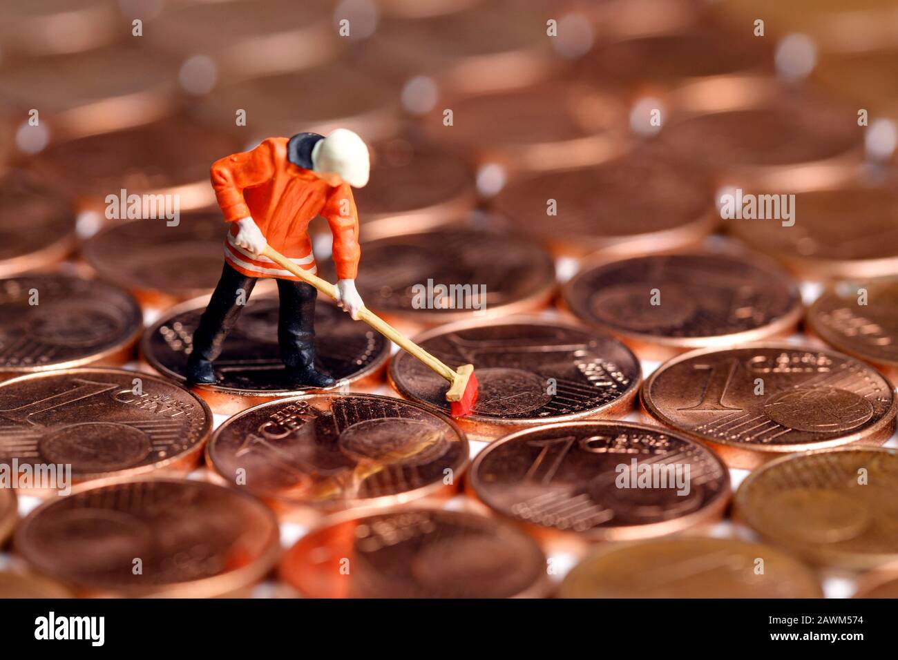 Bacteria on coins hi-res stock photography and images - Alamy