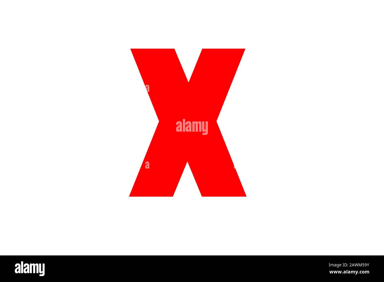 Red Cross isolated on white background Stock Photo - Alamy