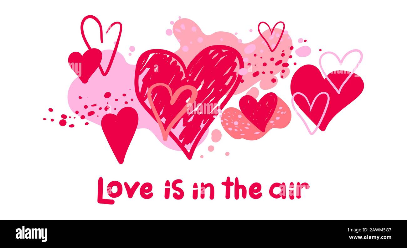 Calligraphy words love on Stock Vector Images - Alamy