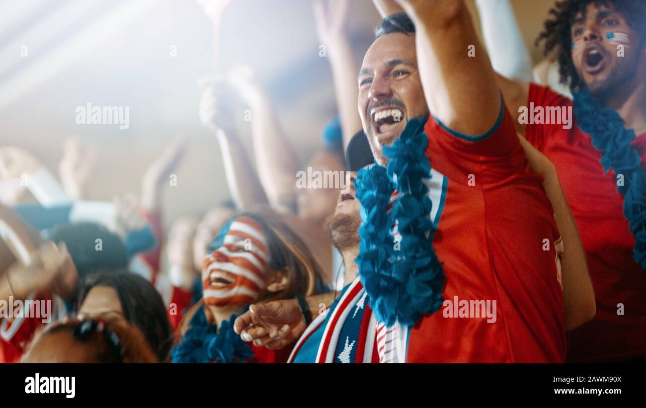 Soccer Fans Cheering Goal