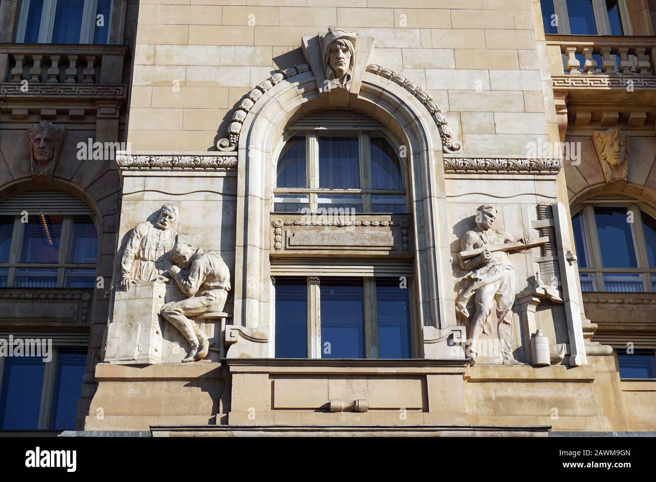 Hungarian National Bank, Liberty Square, 5th district, Budapest ...