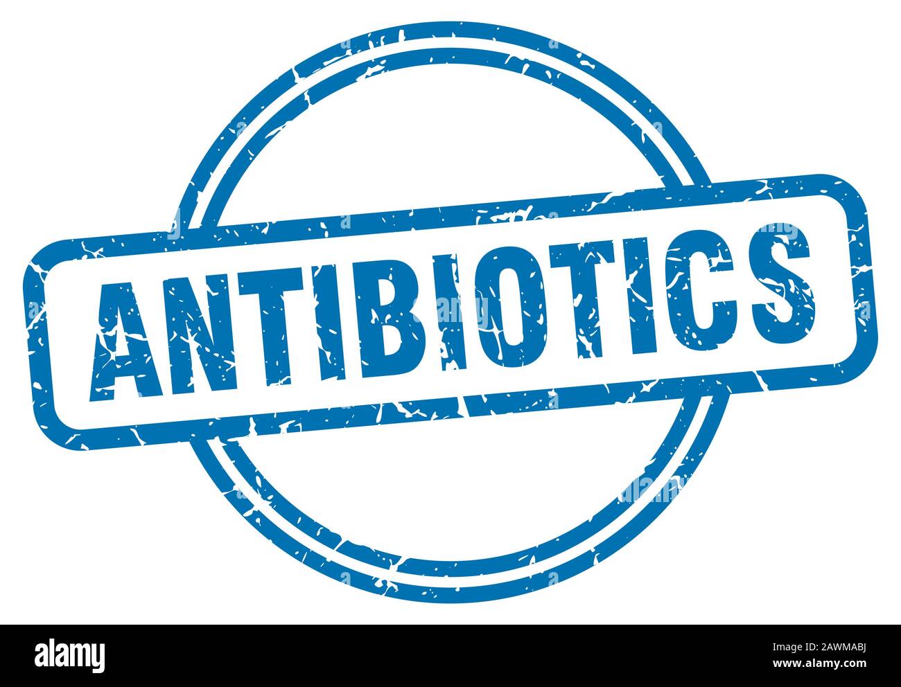 antibiotics stamp. antibiotics round vintage grunge sign. antibiotics ...