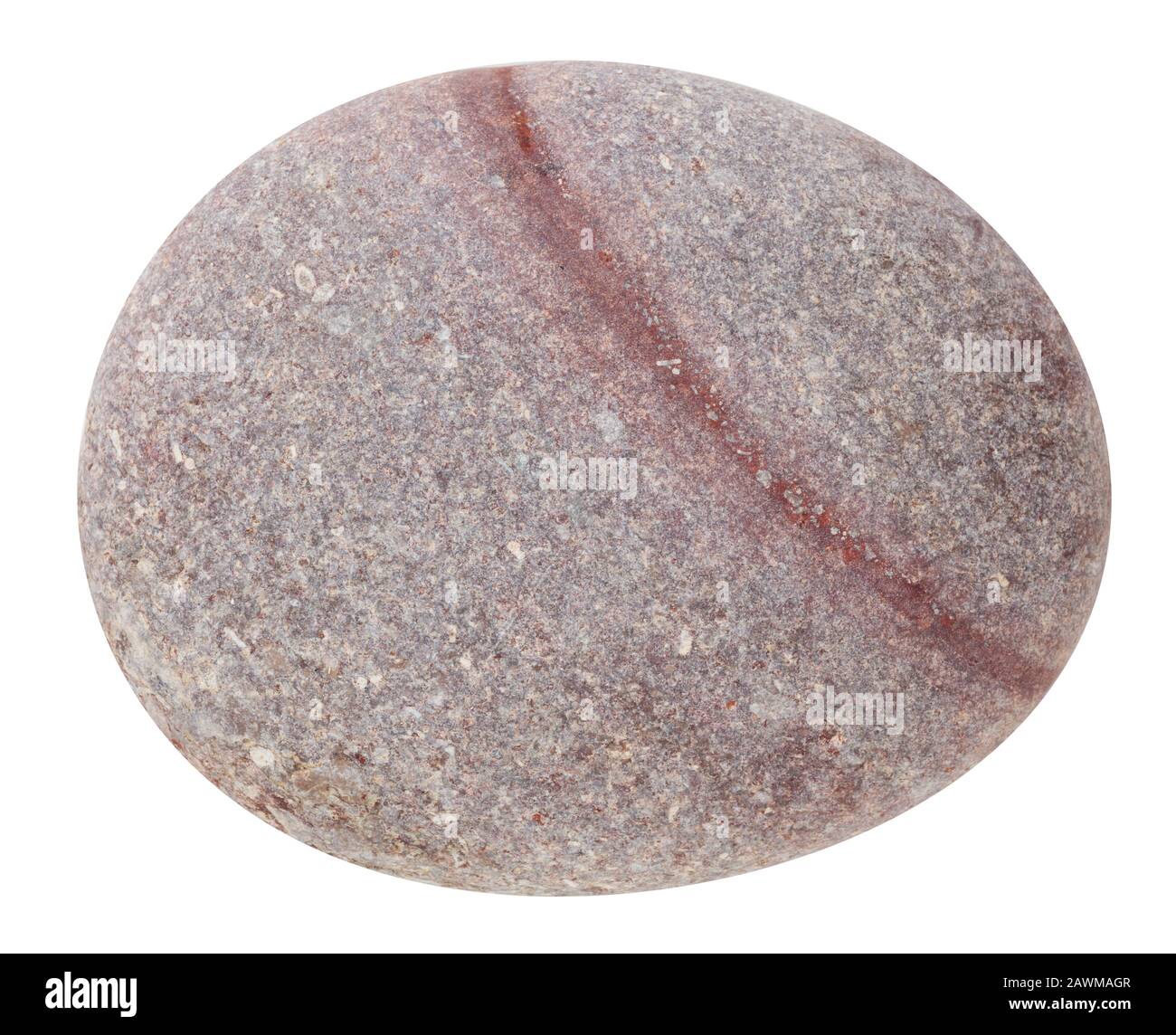 Grey round ball stone pebbles, isolated on white background Stock Photo ...