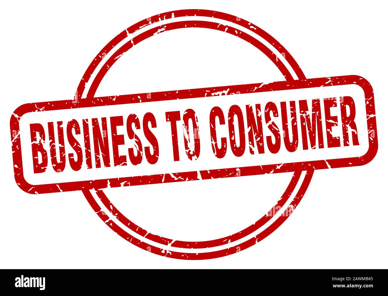 business to consumer stamp. business to consumer round vintage grunge ...