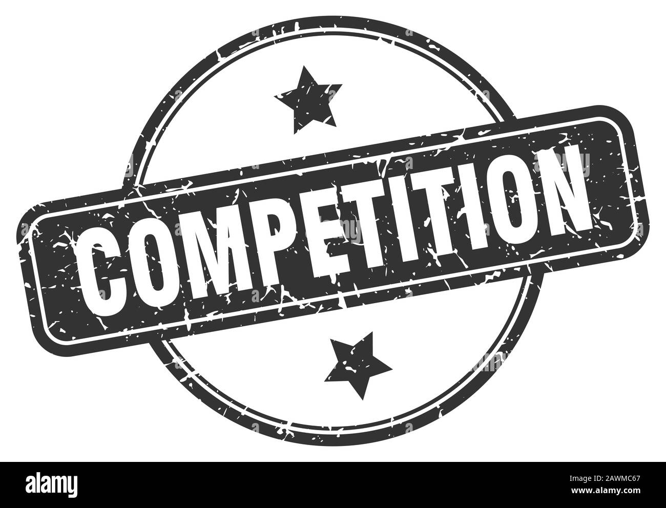 competition stamp. competition round vintage grunge sign. competition ...