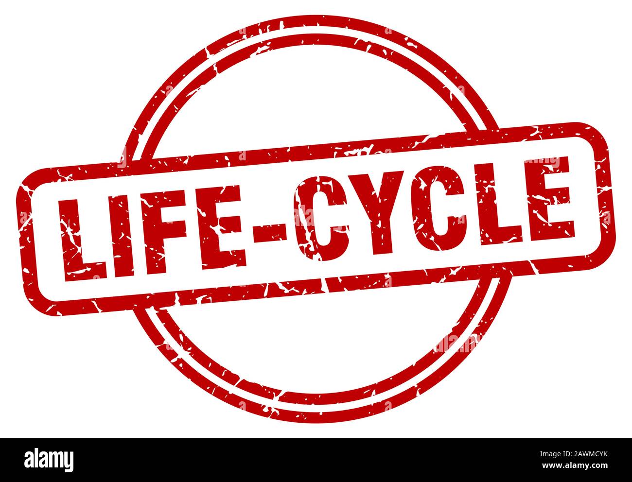 life-cycle stamp. life-cycle round vintage grunge sign. life-cycle ...