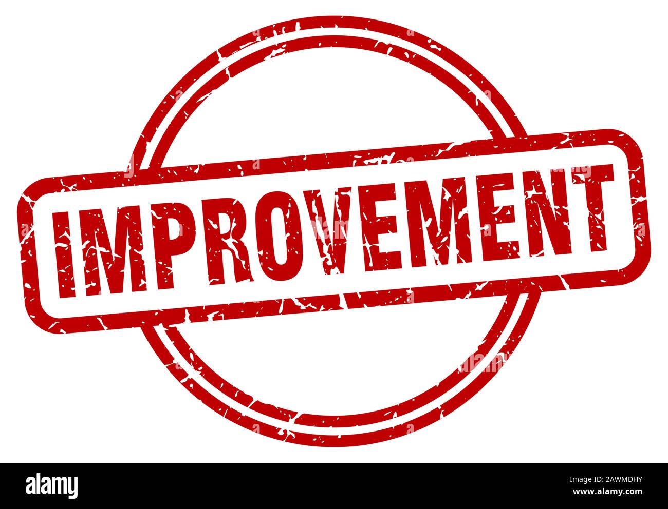 improvement stamp. improvement round vintage grunge sign. improvement ...