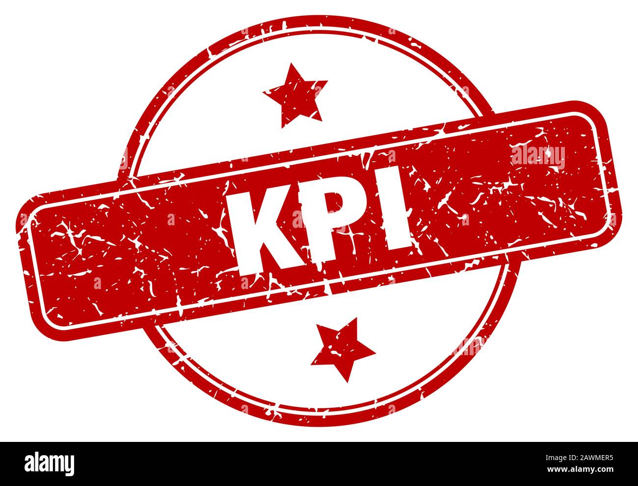 kpi stamp. kpi round vintage grunge sign. kpi Stock Vector Image & Art ...