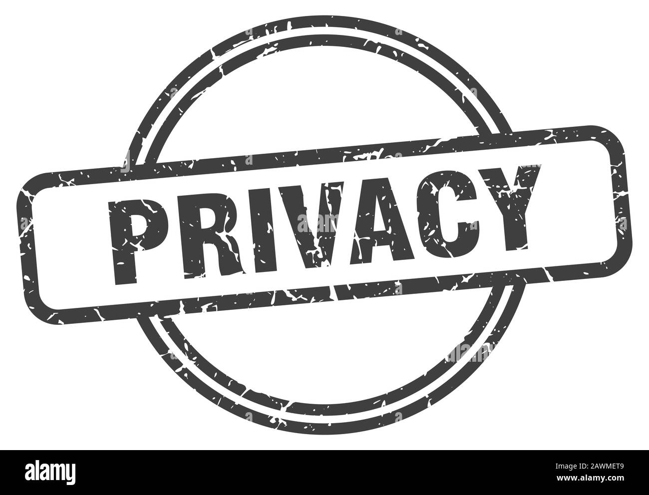 privacy stamp. privacy round vintage grunge sign. privacy Stock Vector ...