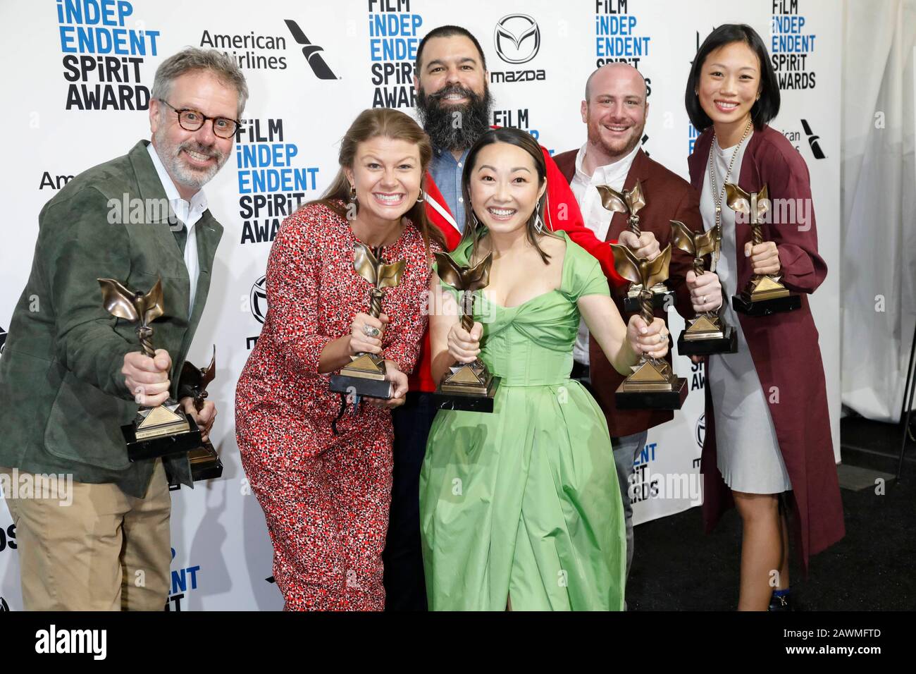 Peter Saraf, Daniele Tate Melia, Lulu Wang, Andrew Miano, guest and ...