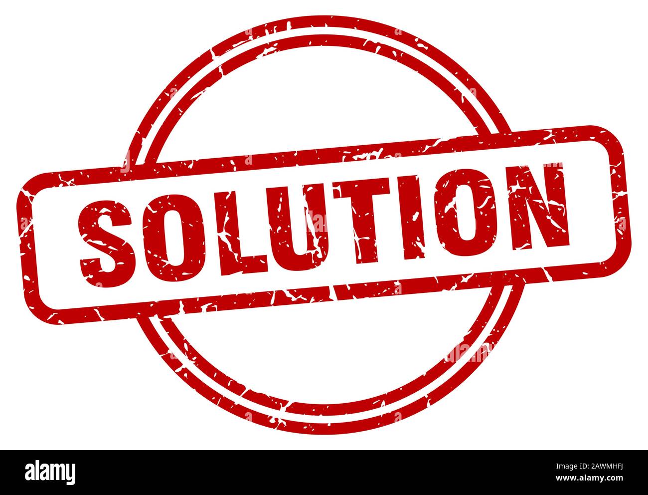 solution stamp. solution round vintage grunge sign. solution Stock ...