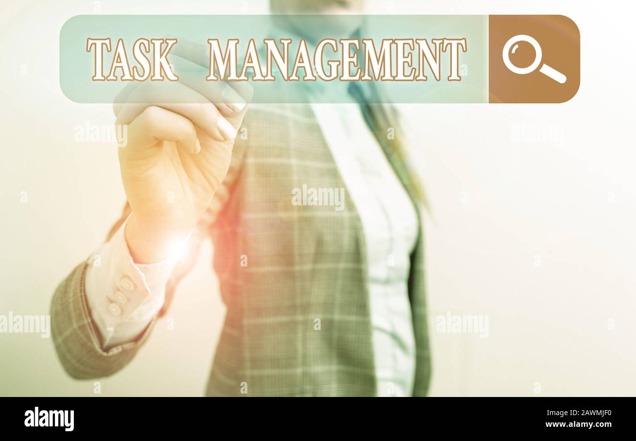 Word writing text Task Management. Business photo showcasing the ...