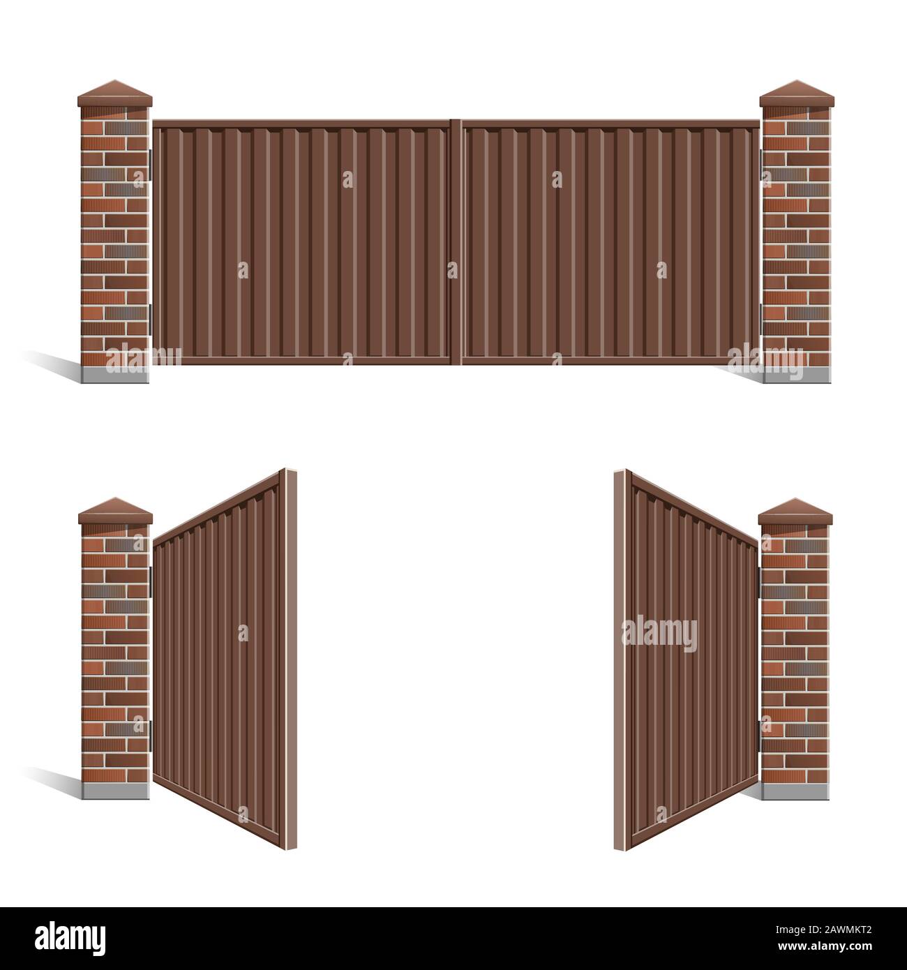 Open Gates Drawing