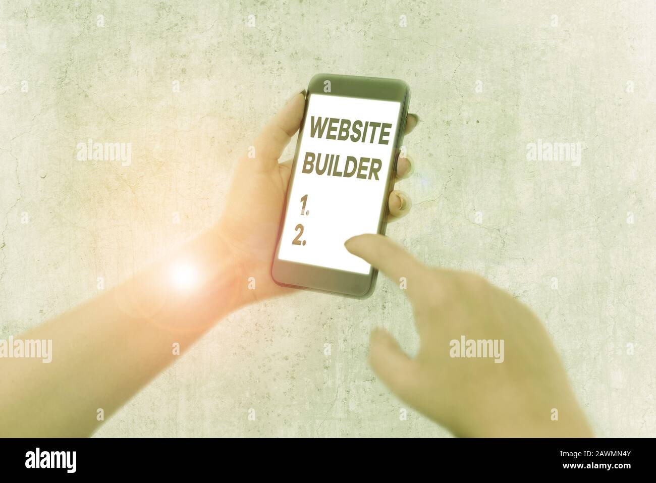 Word writing text Website Builder. Business photo showcasing ...
