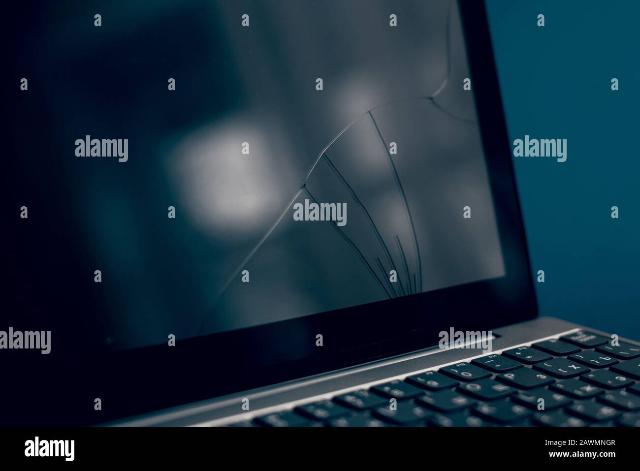 Cracked screen matrix deformation black hi-res stock photography and ...
