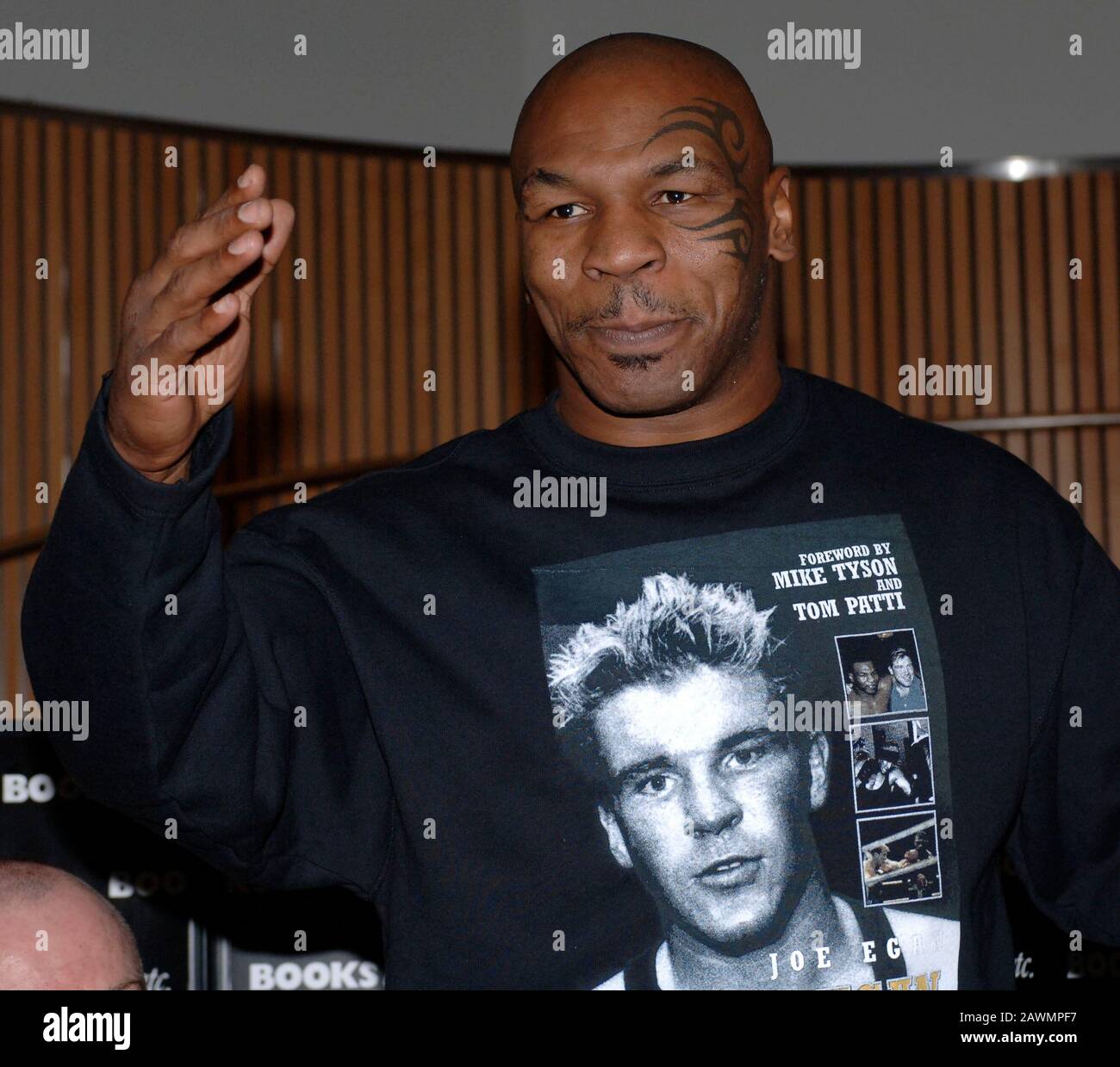Former Heavyweight boxing champion Mike Tyson at a book signing at ...