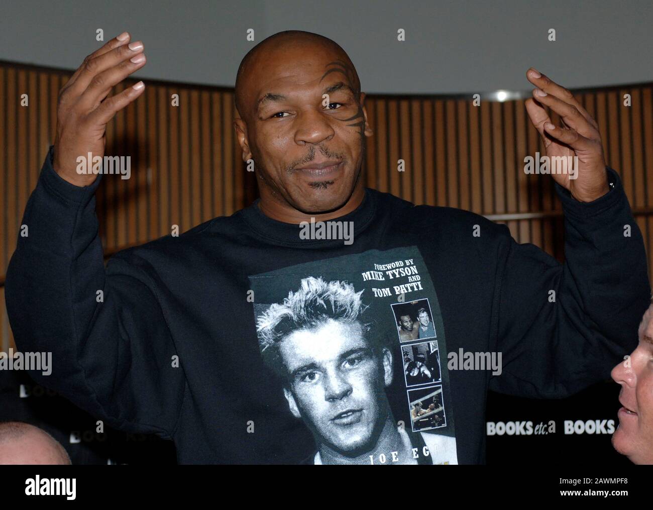 Former Heavyweight boxing champion Mike Tyson at a book signing at ...