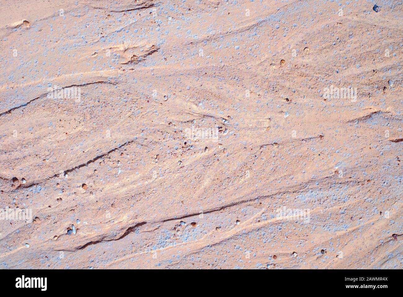 Abstract color sand texture at kaolin mine Stock Photo - Alamy