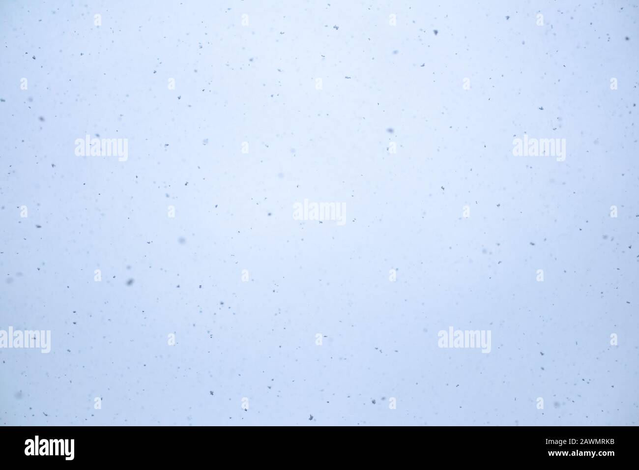 Winter sky with falling snow Stock Photo - Alamy