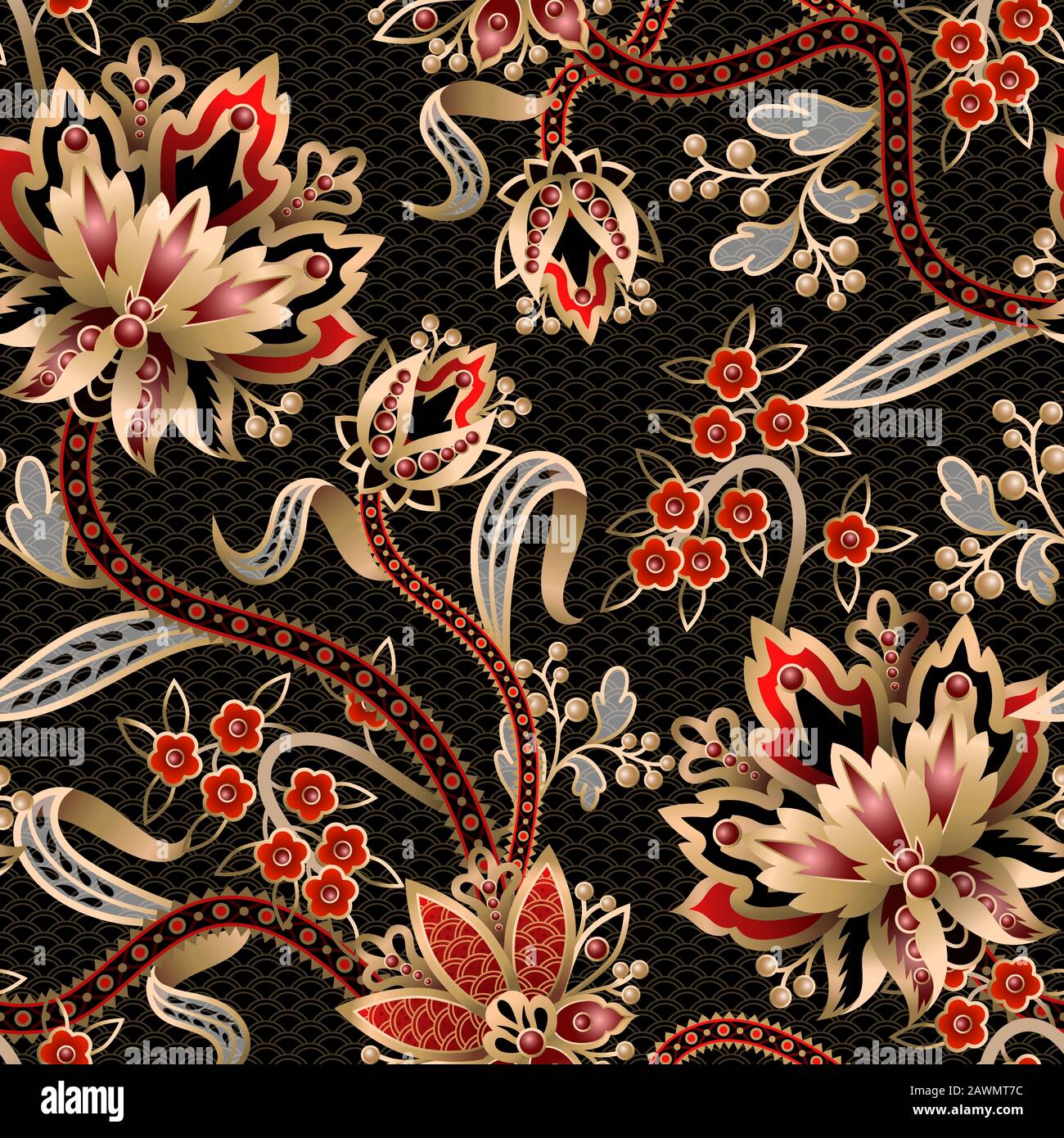 Chinese Flowers Vector