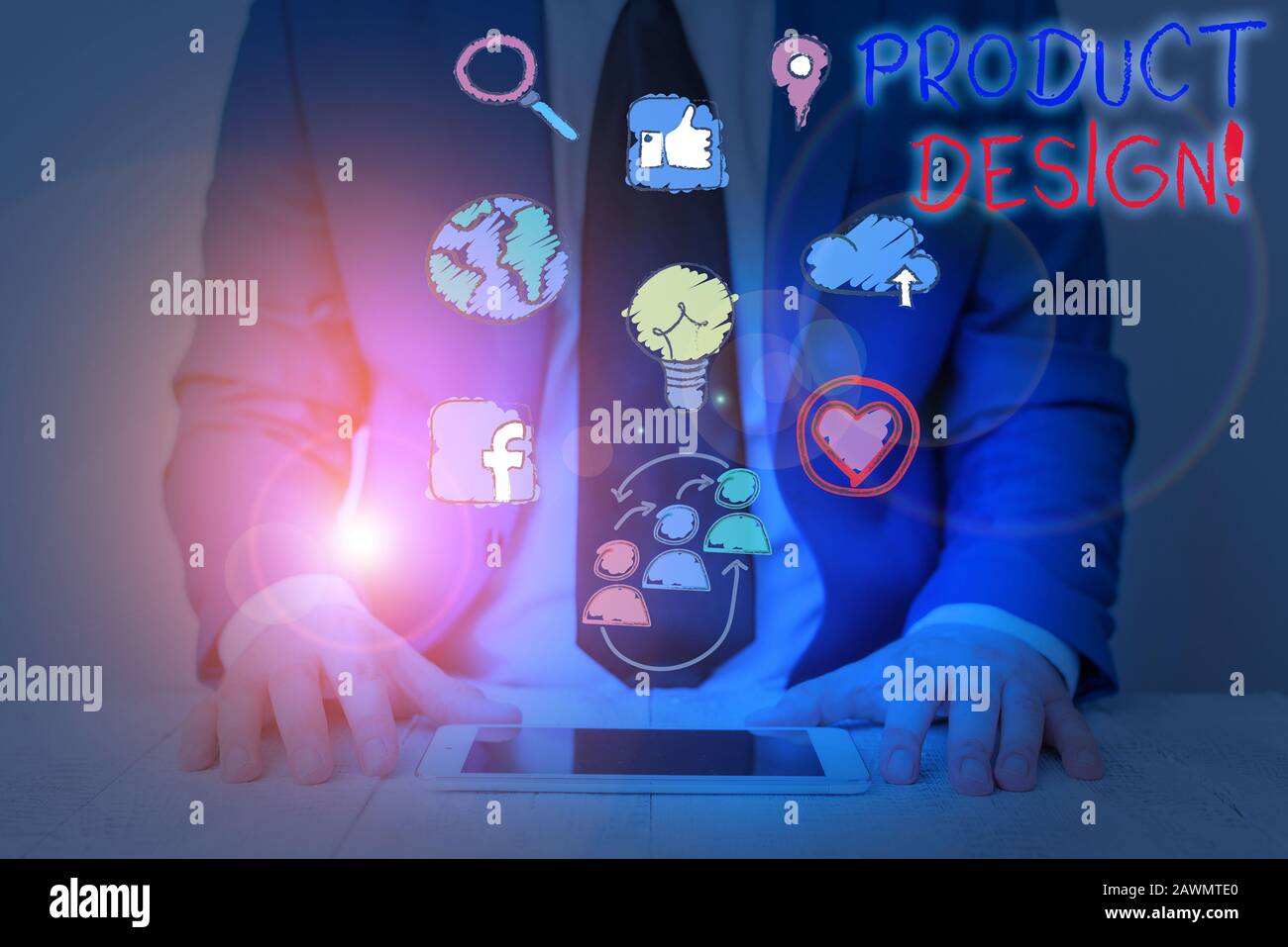 Handwriting text Product Design. Conceptual photo process of creating or improving a product for ...