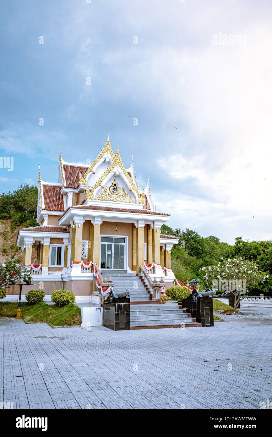 Krom Luang Chumphon Thailand January 2020, a temple inhonor of the Thai ...