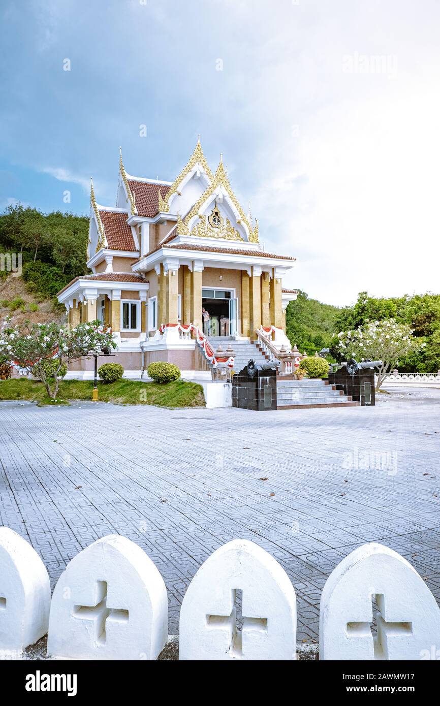 Krom Luang Chumphon Thailand January 2020, a temple inhonor of the Thai ...