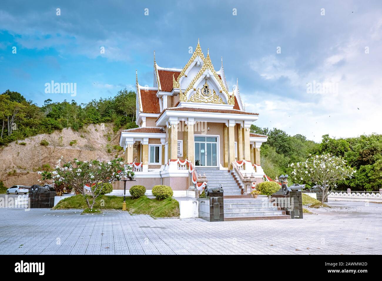 Krom Luang Chumphon Thailand January 2020, a temple inhonor of the Thai ...