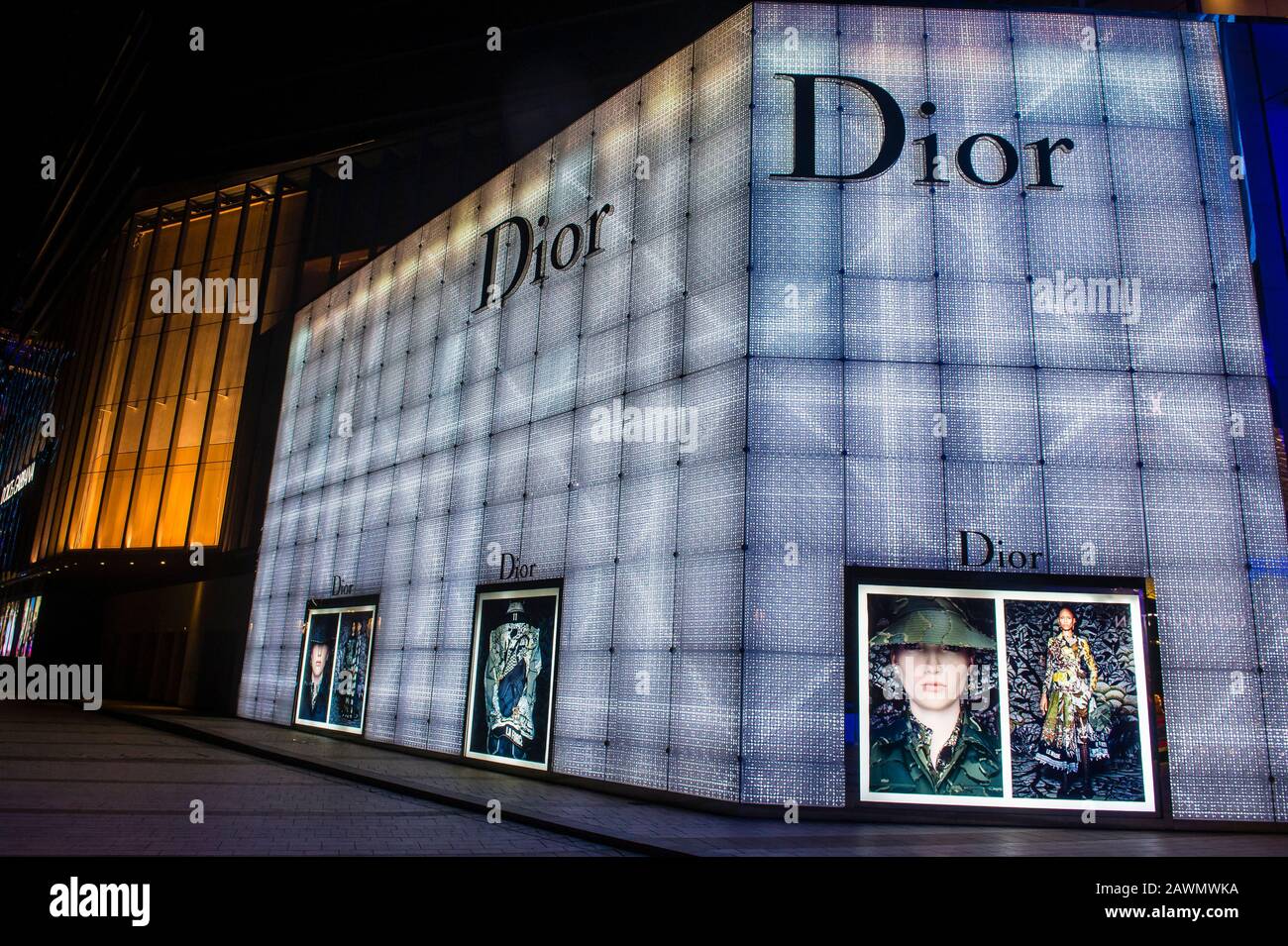 Exterior of a Dior store in Macau Stock Photo - Alamy