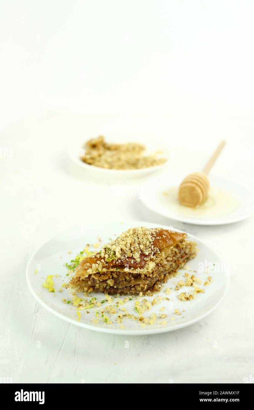 Nut pastry triangles hi-res stock photography and images - Alamy