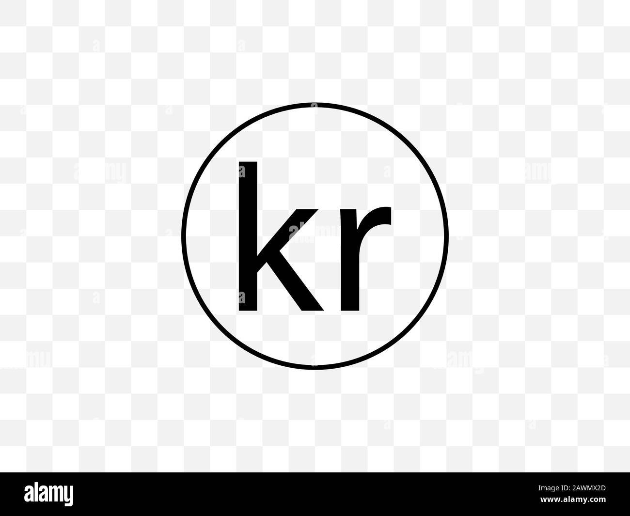 Icelandic krona icon. Vector illustration, flat design Stock Vector ...