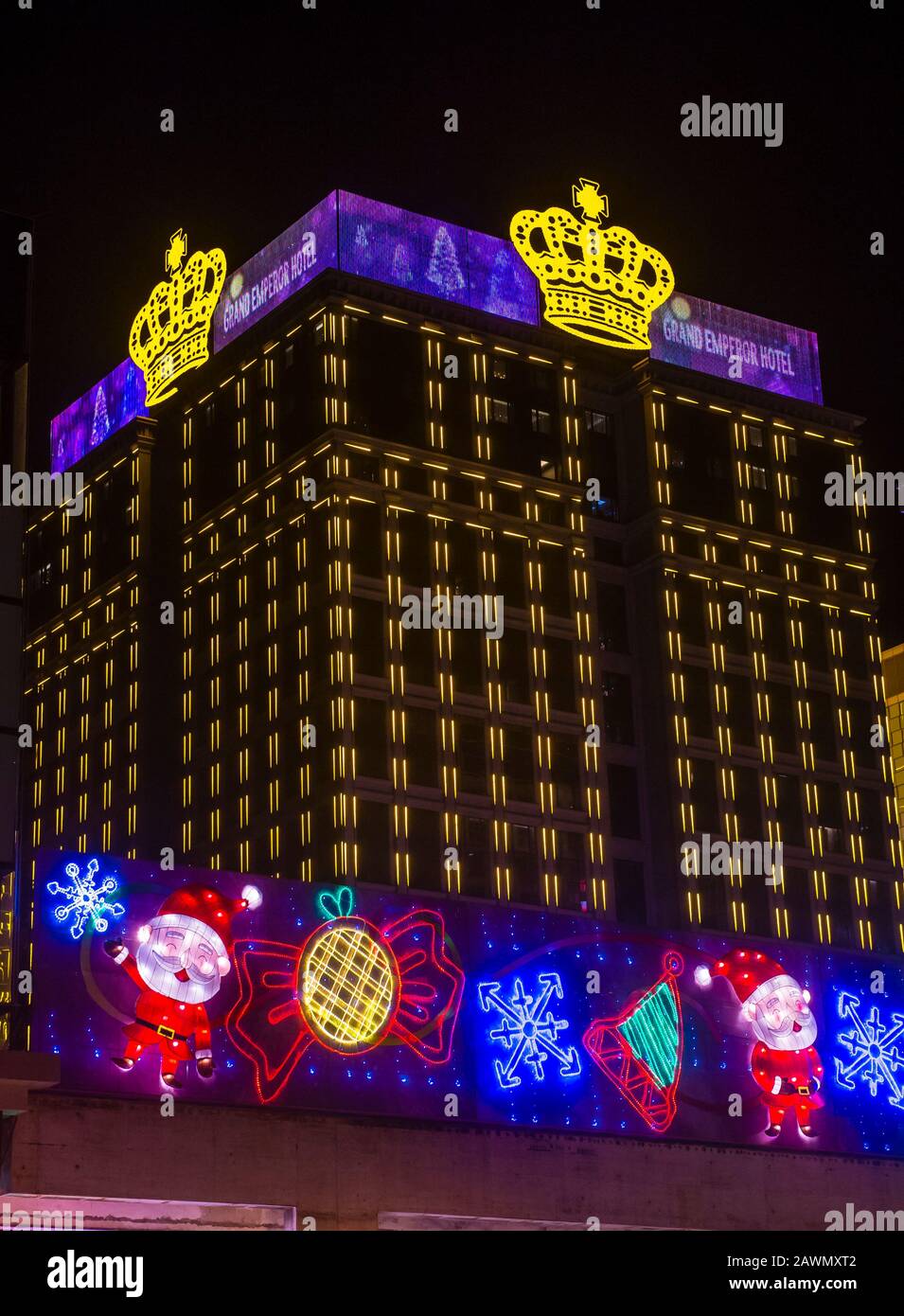 The exterior of Grand Emperor Hotel and casino Stock Photo - Alamy