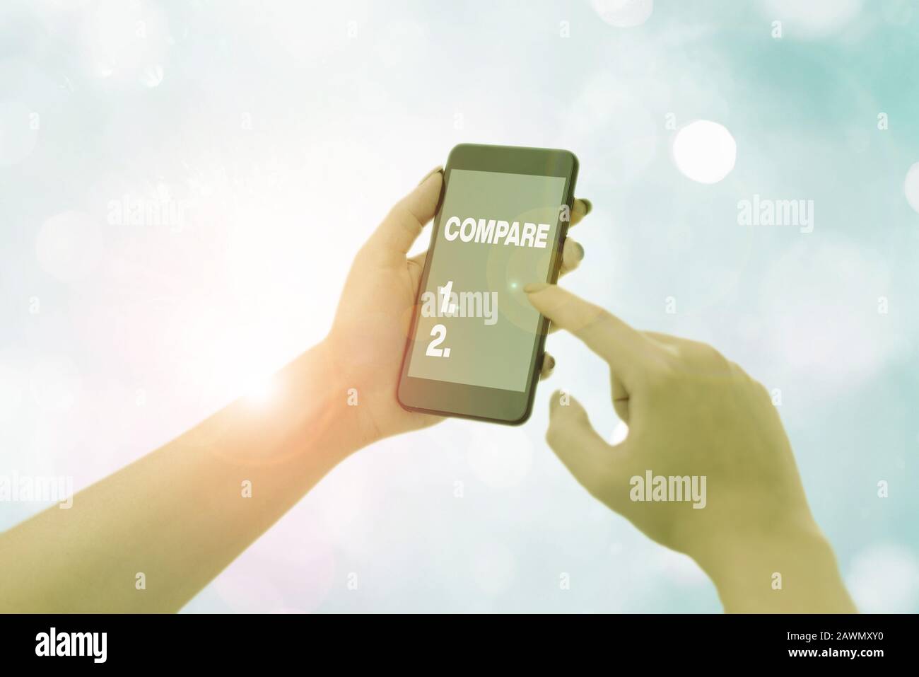 Comparative difference hi-res stock photography and images - Alamy