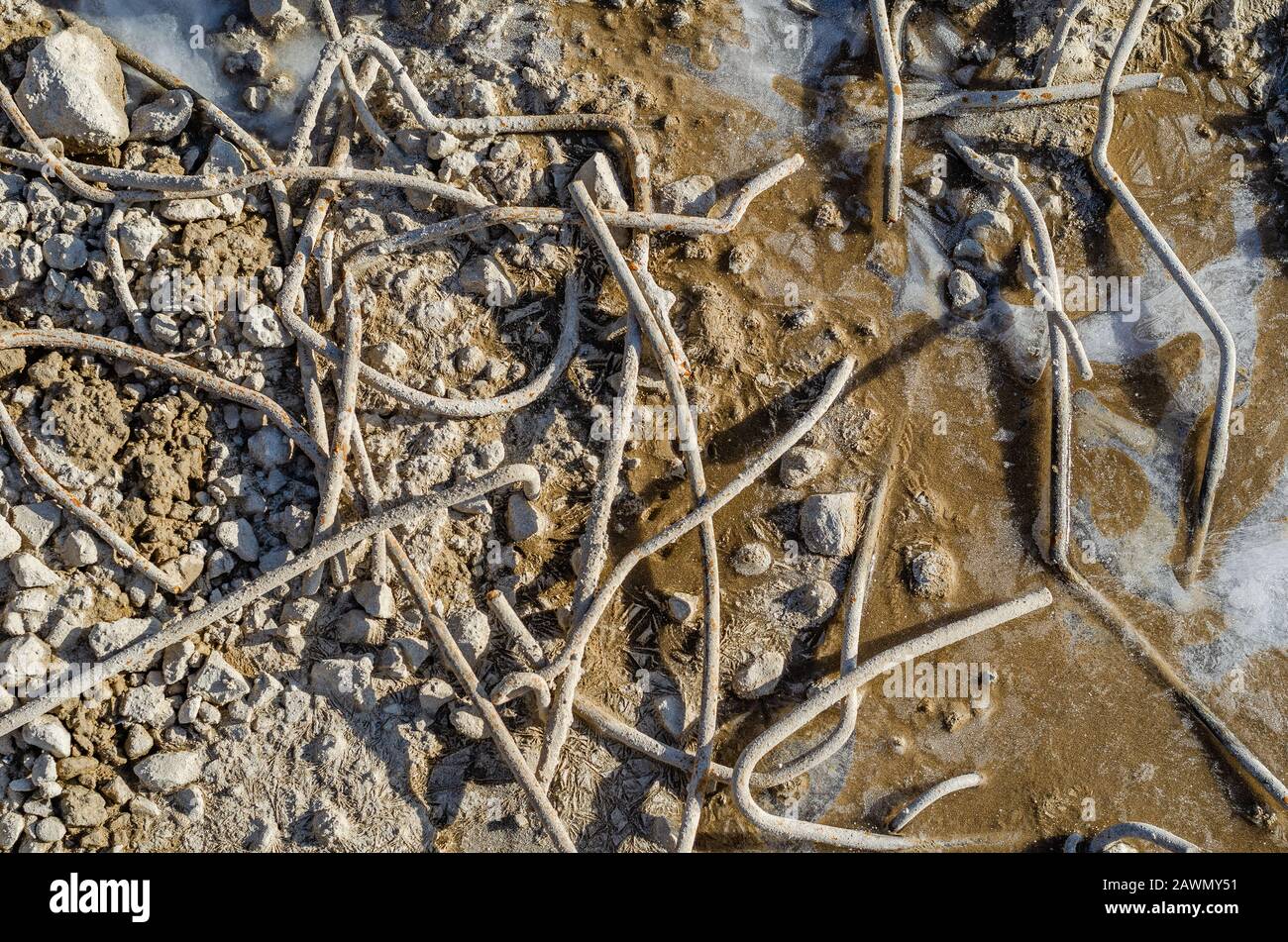 Abstract image of construction site Stock Photo - Alamy