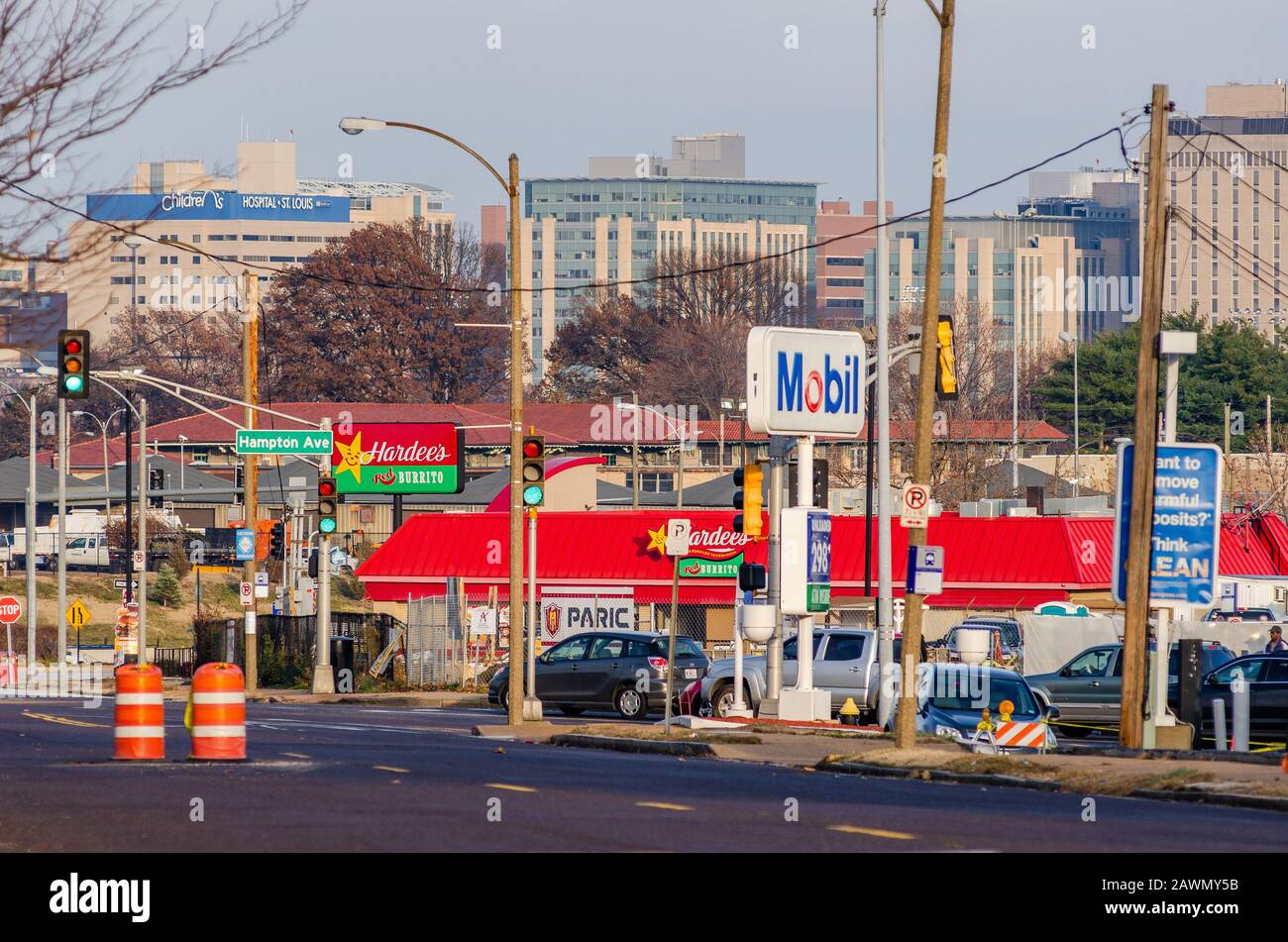 Street scene in St. Louis Stock Photo - Alamy