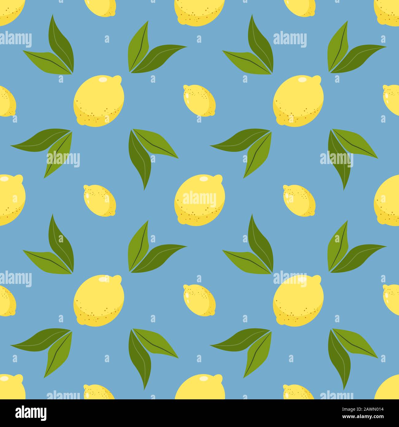 Lemon blue background Stock Vector Images - Alamy