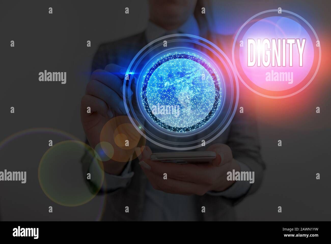 Handwriting text writing Dignity. Conceptual photo Quality Being worthy ...