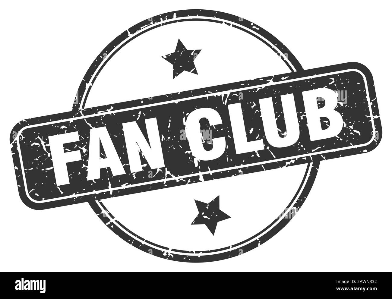fan club stamp. fan club round vintage grunge sign. fan club Stock ...