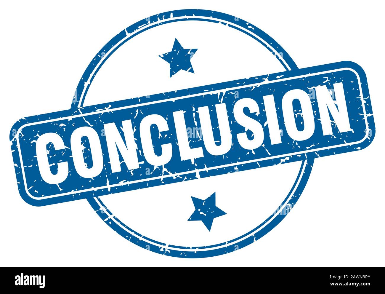 conclusion stamp. conclusion round vintage grunge sign. conclusion ...