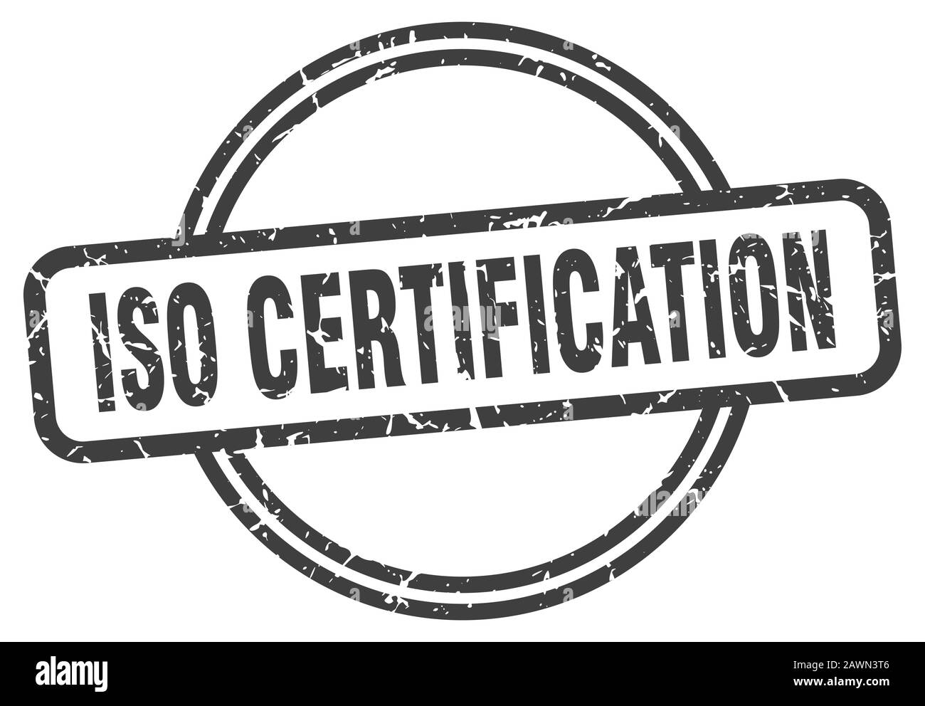 iso certification stamp. iso certification round vintage grunge sign ...