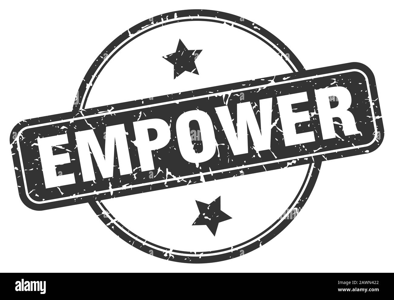 Empower stamp Stock Vector Images - Alamy