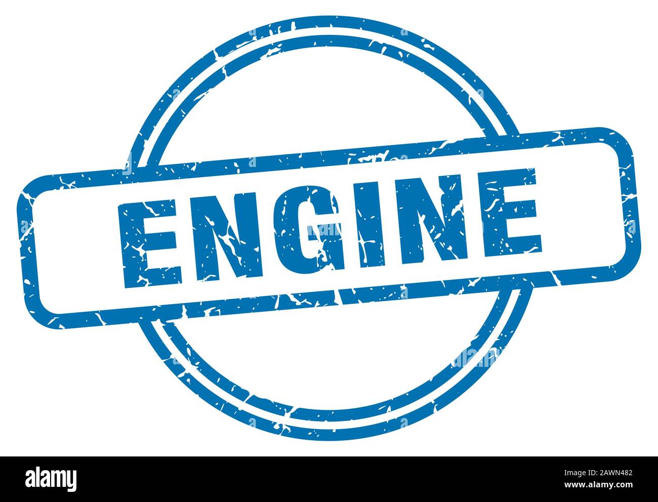 engine stamp. engine round vintage grunge sign. engine Stock Vector ...