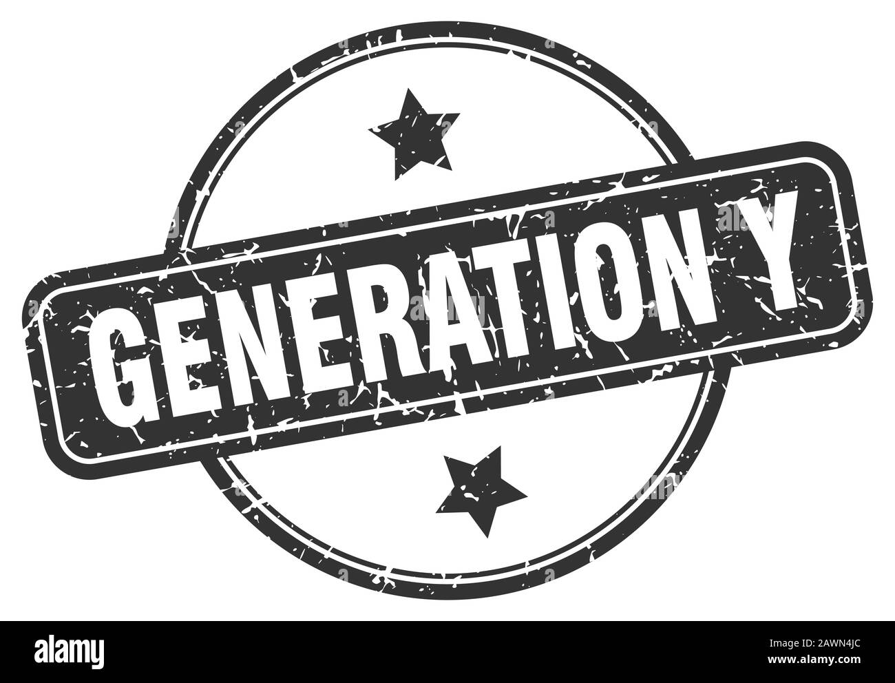 generation y stamp. generation y round vintage grunge sign. generation ...