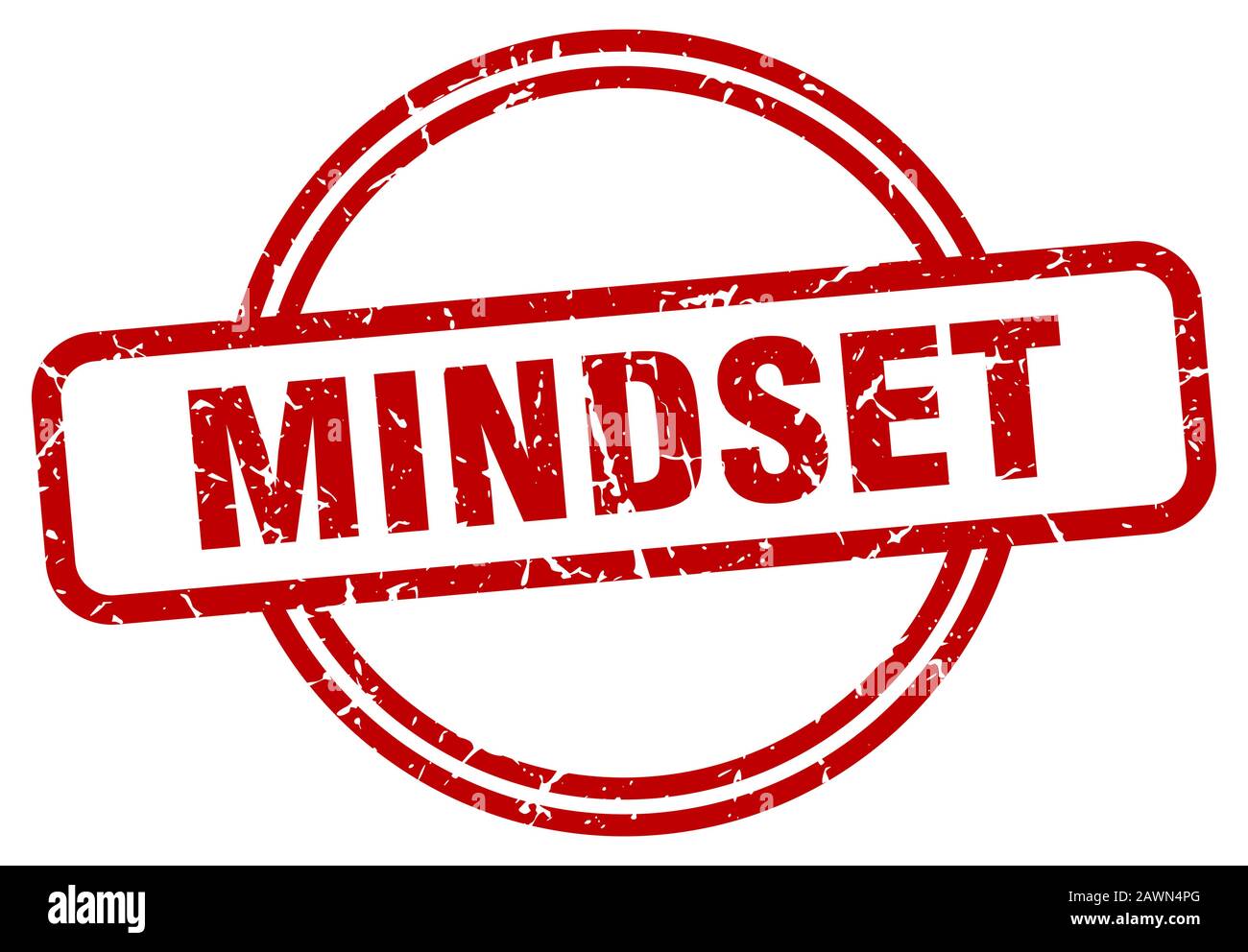 mindset stamp. mindset round vintage grunge sign. mindset Stock Vector ...