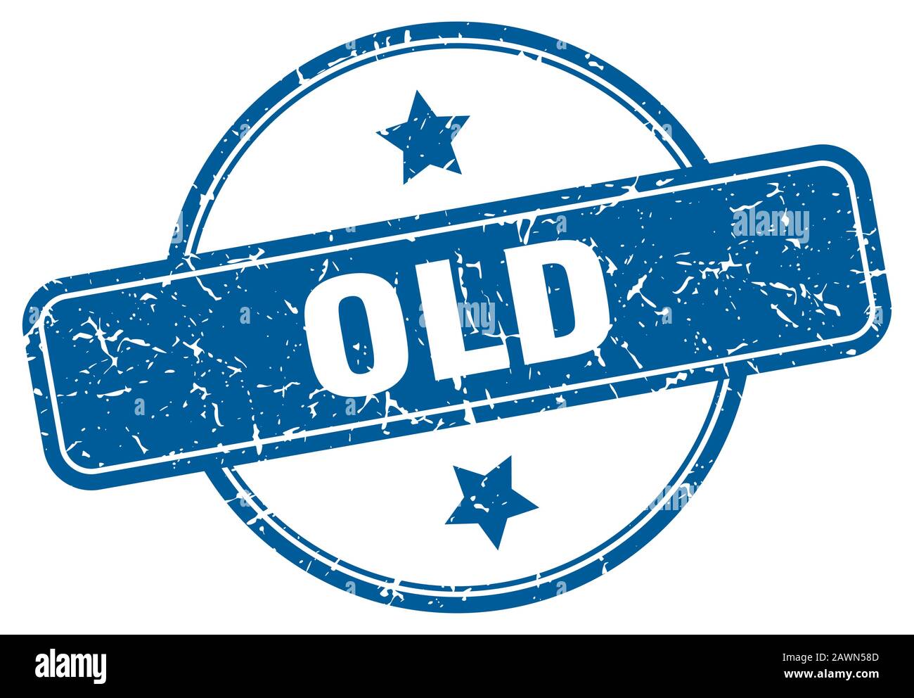 old stamp. old round vintage grunge sign. old Stock Vector Image & Art ...