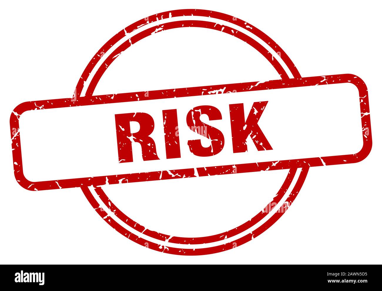 risk stamp. risk round vintage grunge sign. risk Stock Vector Image ...