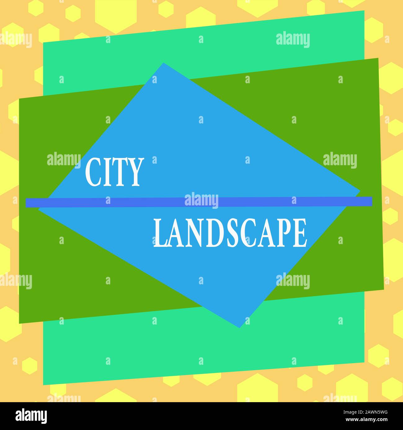 Conceptual hand writing showing City Landscape. Concept meaning ...