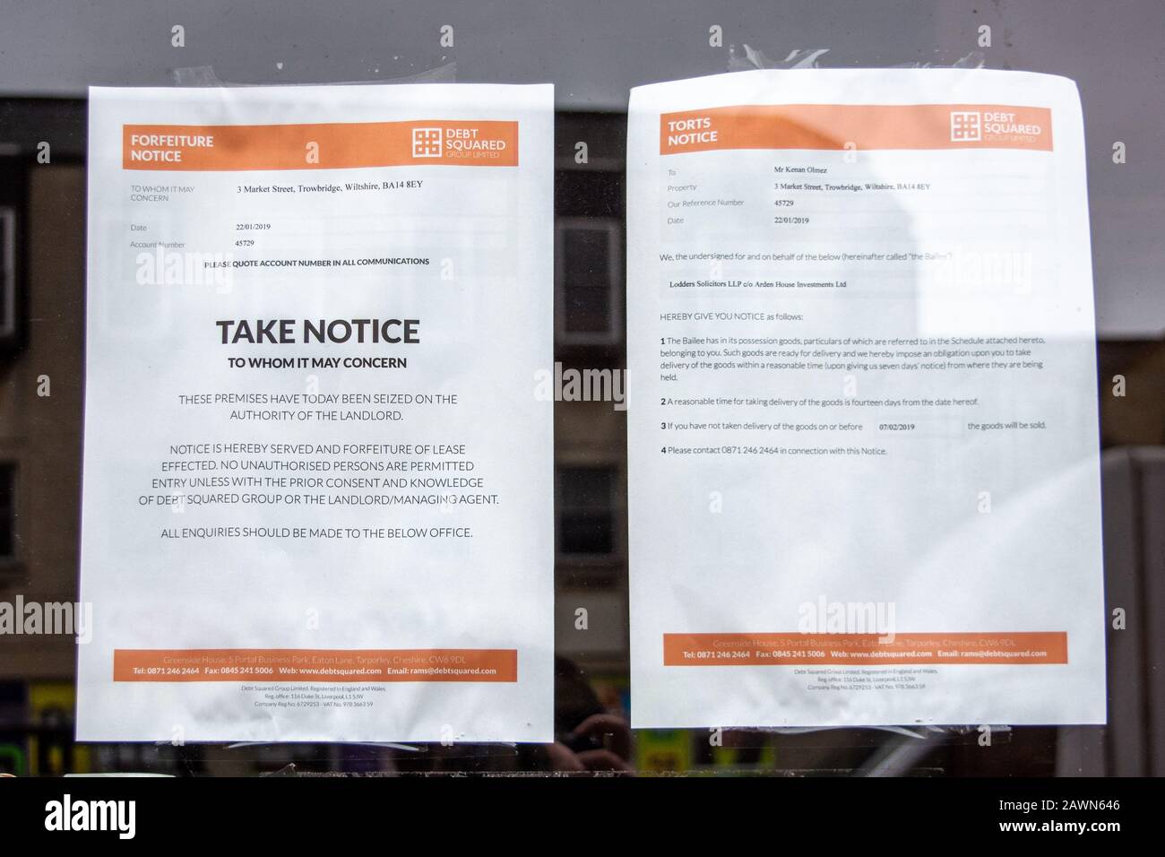 Eviction notice hi-res stock photography and images - Alamy