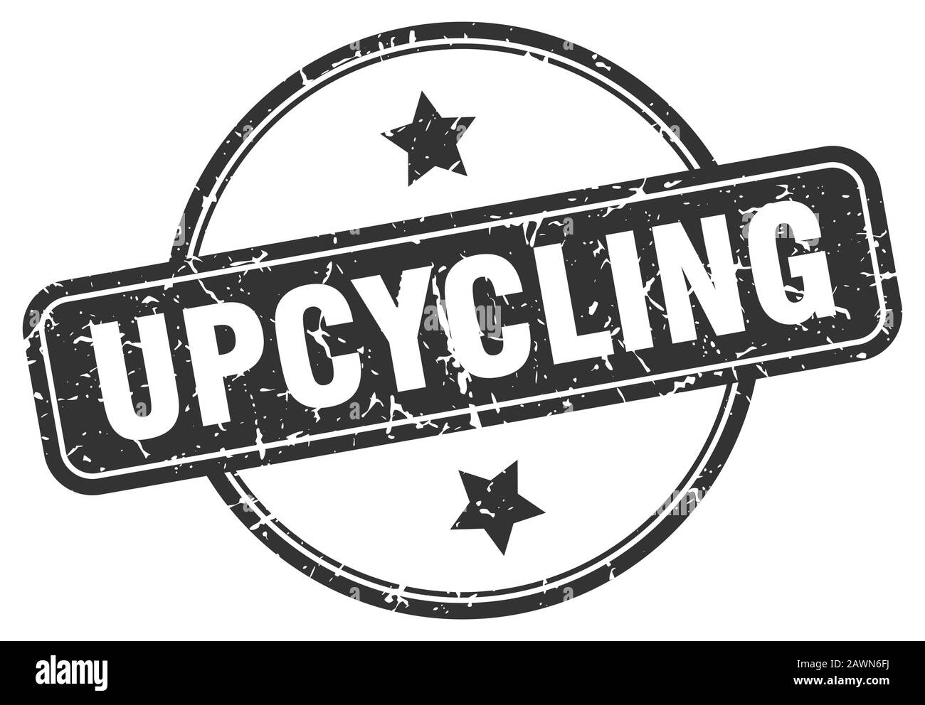 upcycling stamp. upcycling round vintage grunge sign. upcycling Stock ...