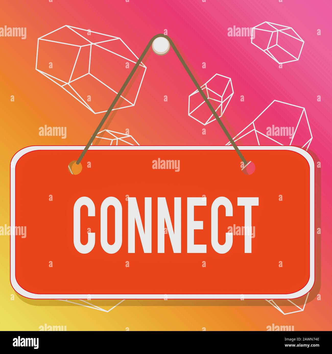 Word writing text Connect. Business photo showcasing Being together ...